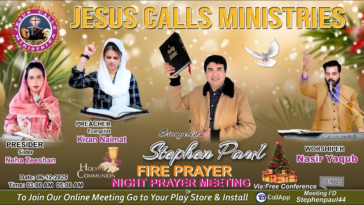 Jesus Calls Ministry (Evening Meeting 06-December-2025) Norway Oslo ...