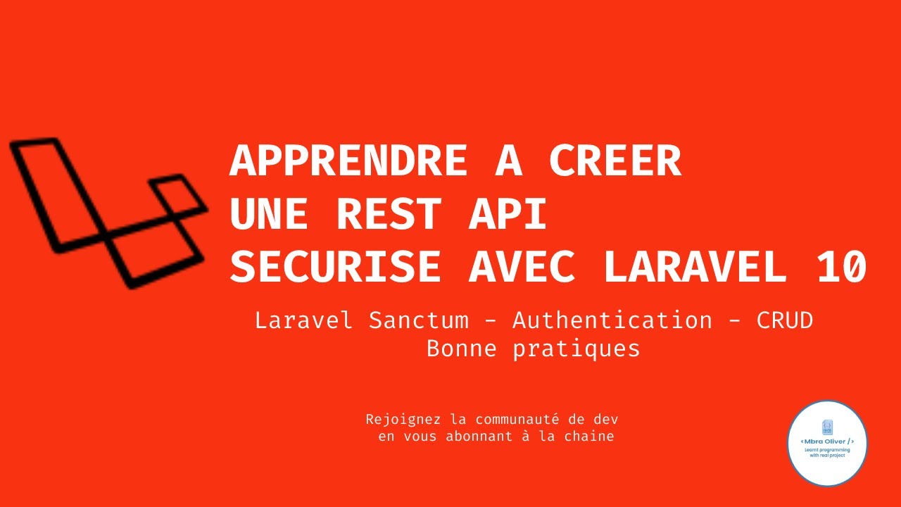 Laravel 10 API REST - #23 Terminer la connexion d'un utilisateur - YouTube