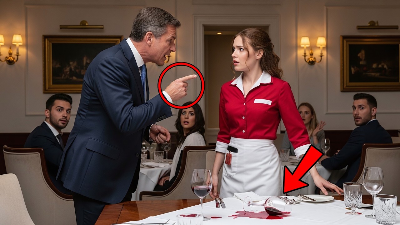 Billionaire Yells At Waitress — She Says One Sentence That Freezes The ...