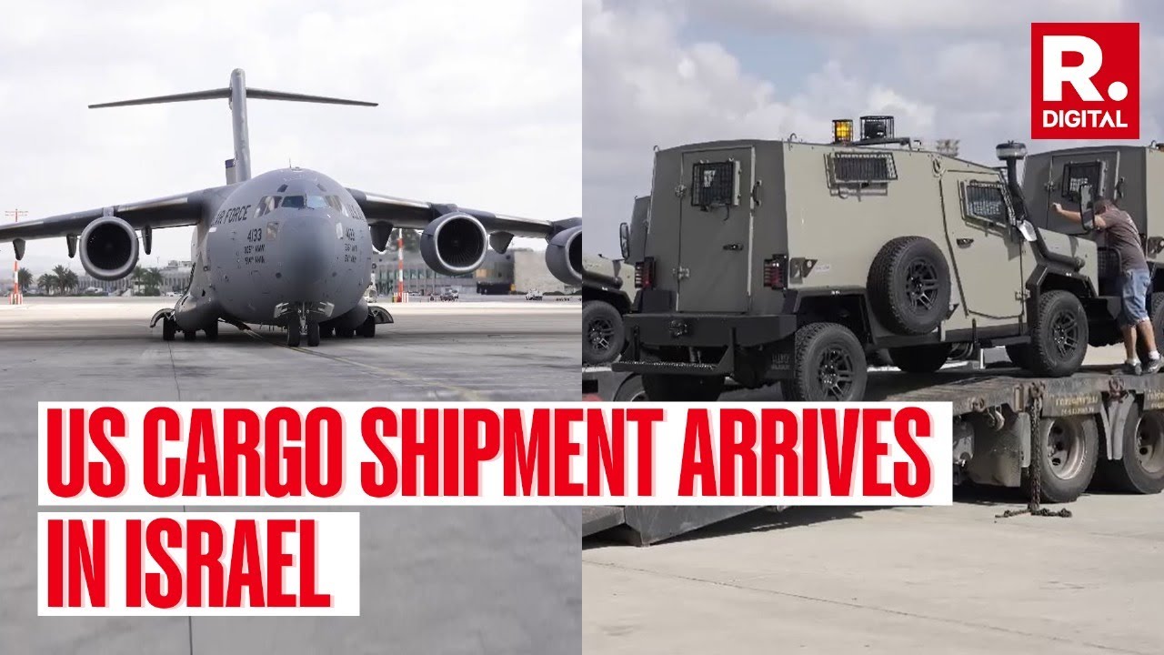 Israel-Hamas War | US Cargo Plane Arrives With Armoured Vehicles In ...