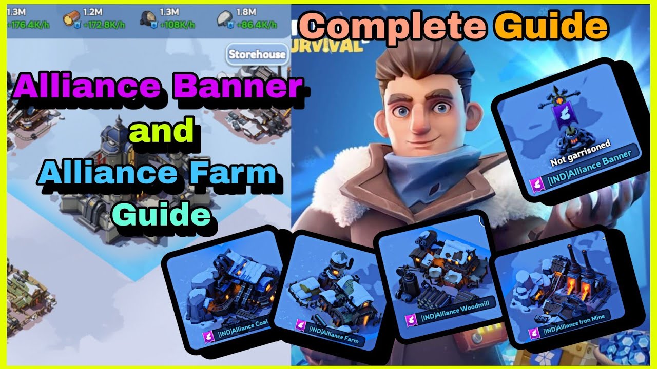 Complete Guide on Alliance banner and farm | How to place alliance ...