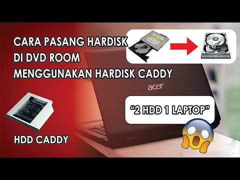 CARA PASANG HARDISK DI DVD ROOM MENGGUNAKAN HDD CADDY | 2 HDD - 1 ...