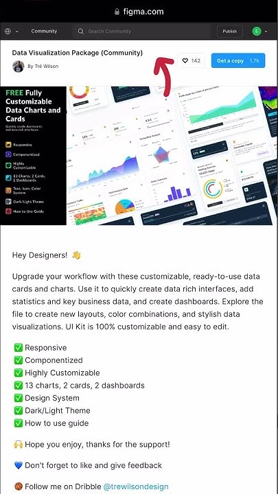 Free figma data visualization bundle for UX designers - YouTube