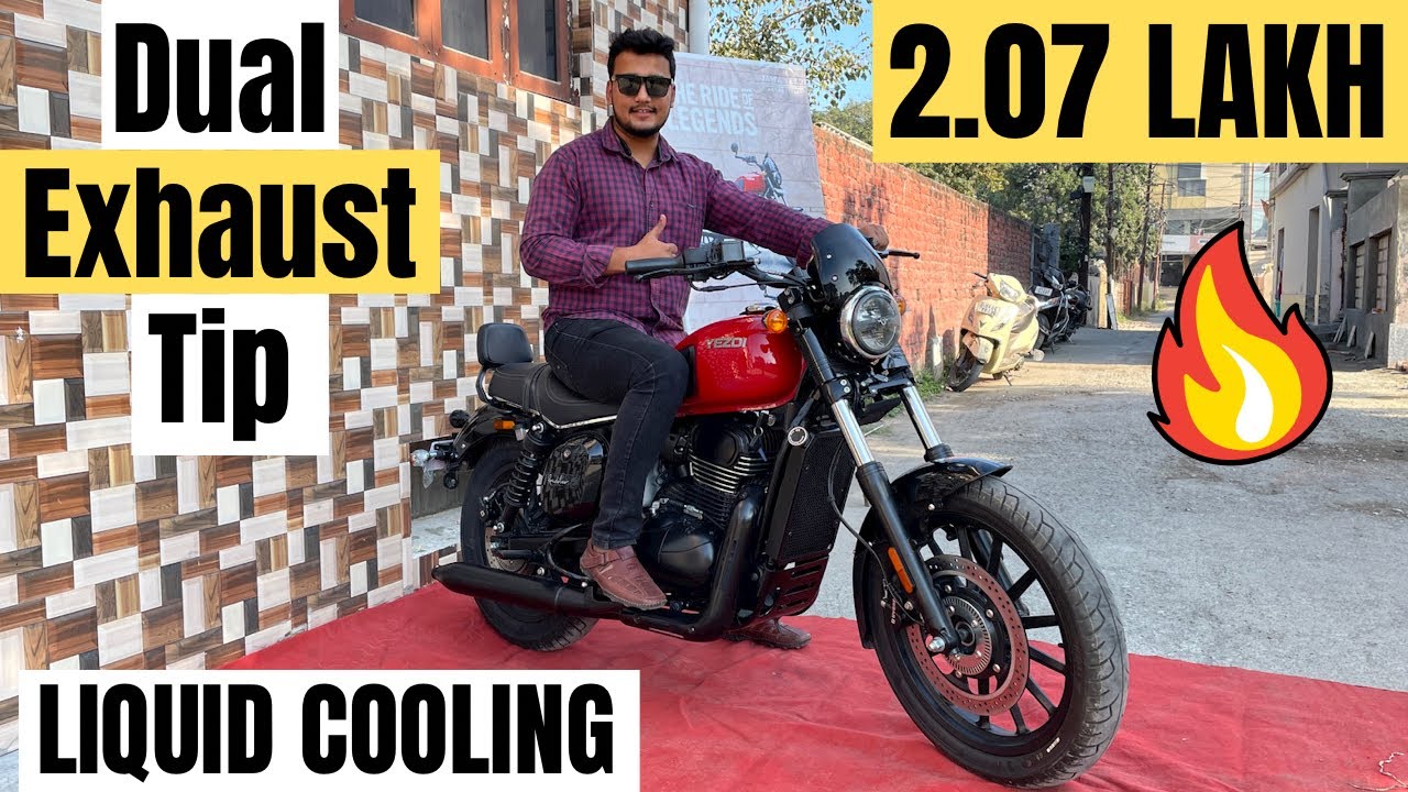 New Yezdi Roadster Inferno Red 😍 Is It Better Than Bullet? Full ...