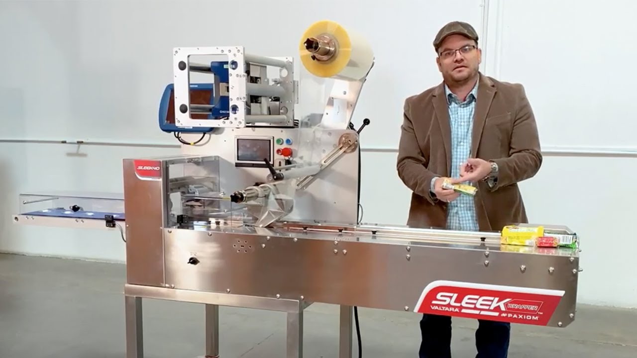 SleekWrapping 40 Servo Driven Horizontal Flow Wrapper - YouTube