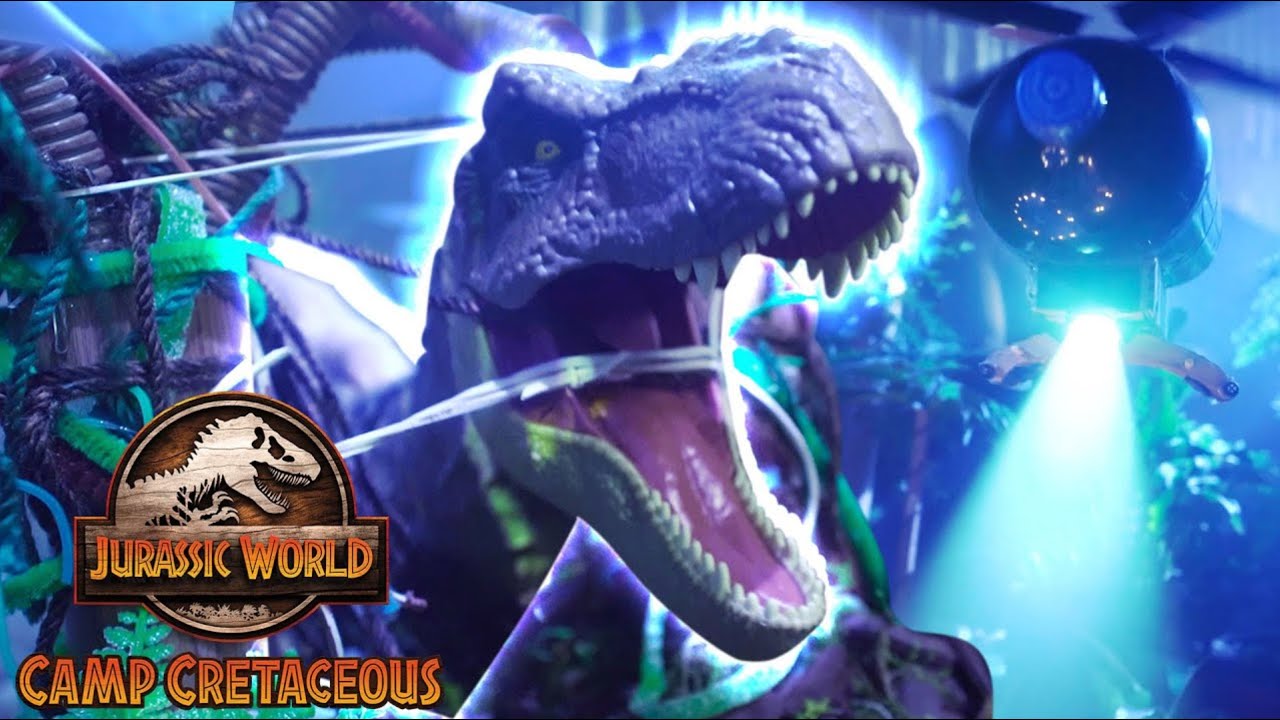 Jurassic World: Camp Cretaceous | T. rex Takedown 🦖 | Mattel Action ...