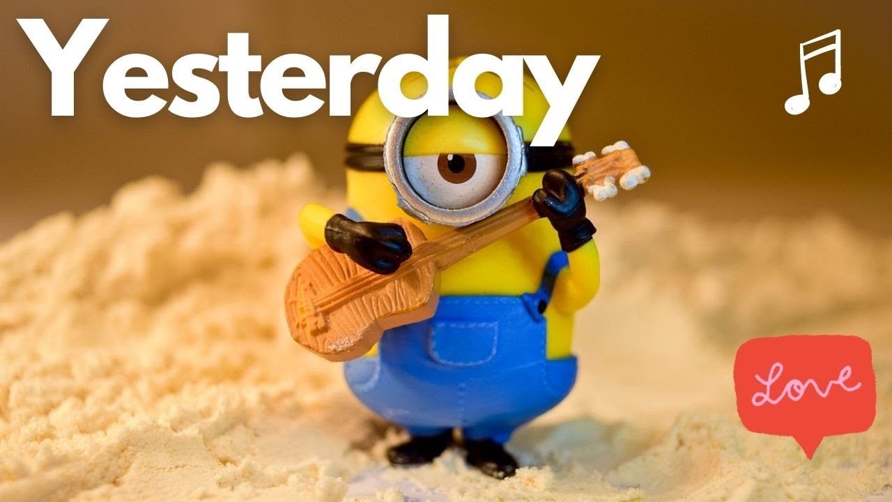 Yesterday | John Lennon | The Beatles | Minions Singing | Funny Cute ...