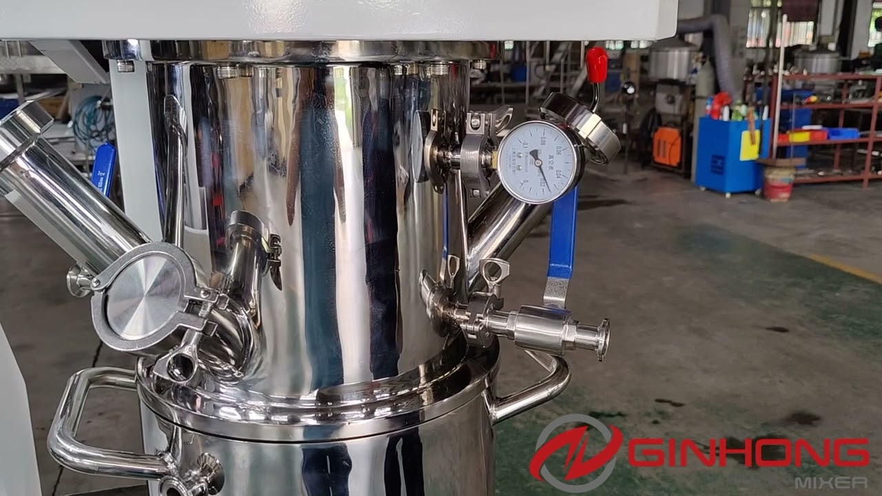 PD-5 double planetary mixer - YouTube