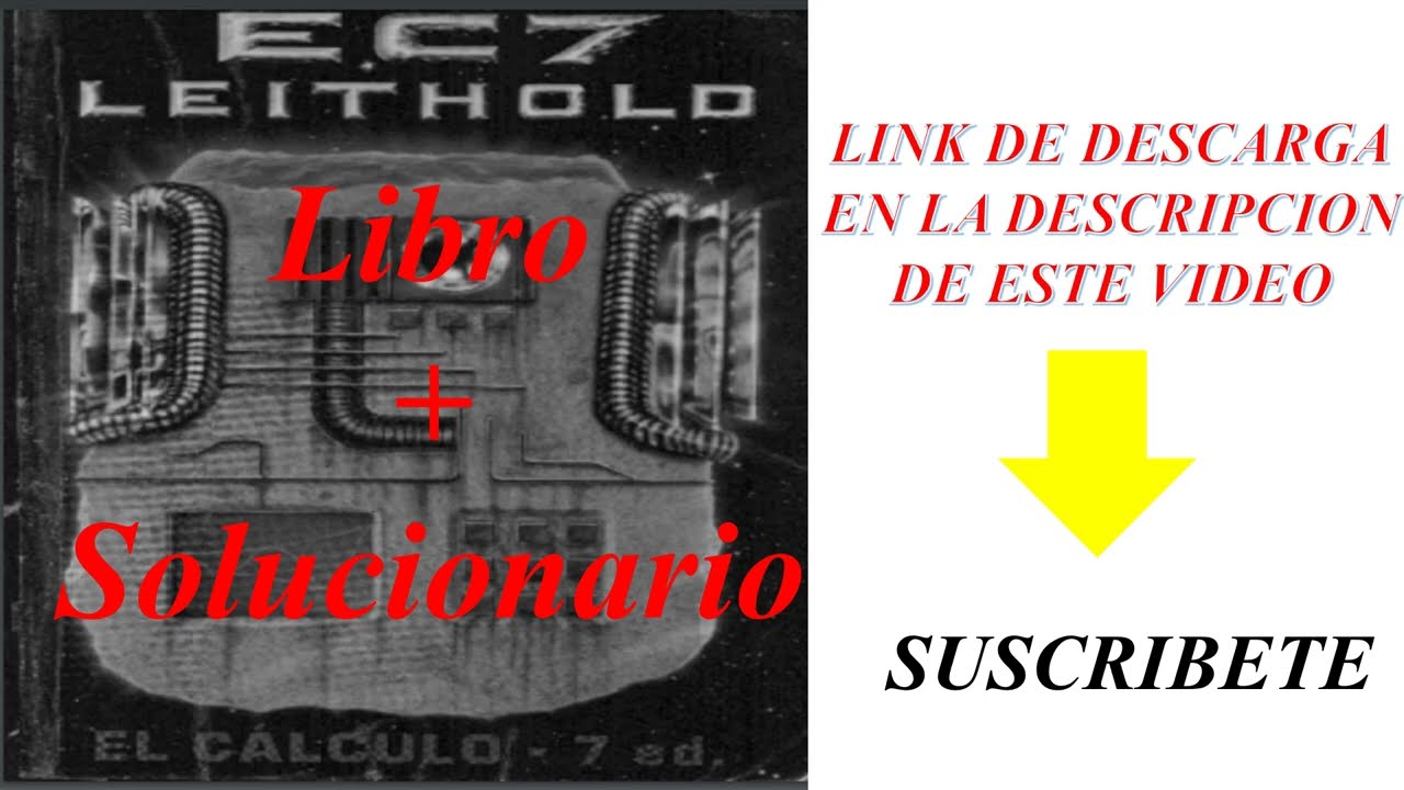Libro de Calculo Leithold 7edicion Louis, mas solucionario - YouTube