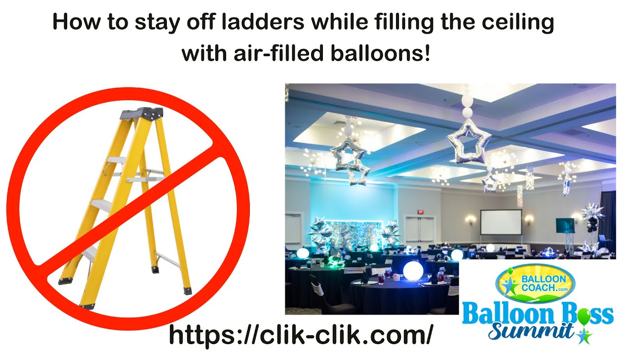 Installing Balloons with Clik-Clik magnetic system | Balloon Boss Mastermind | Balloon Coach ...