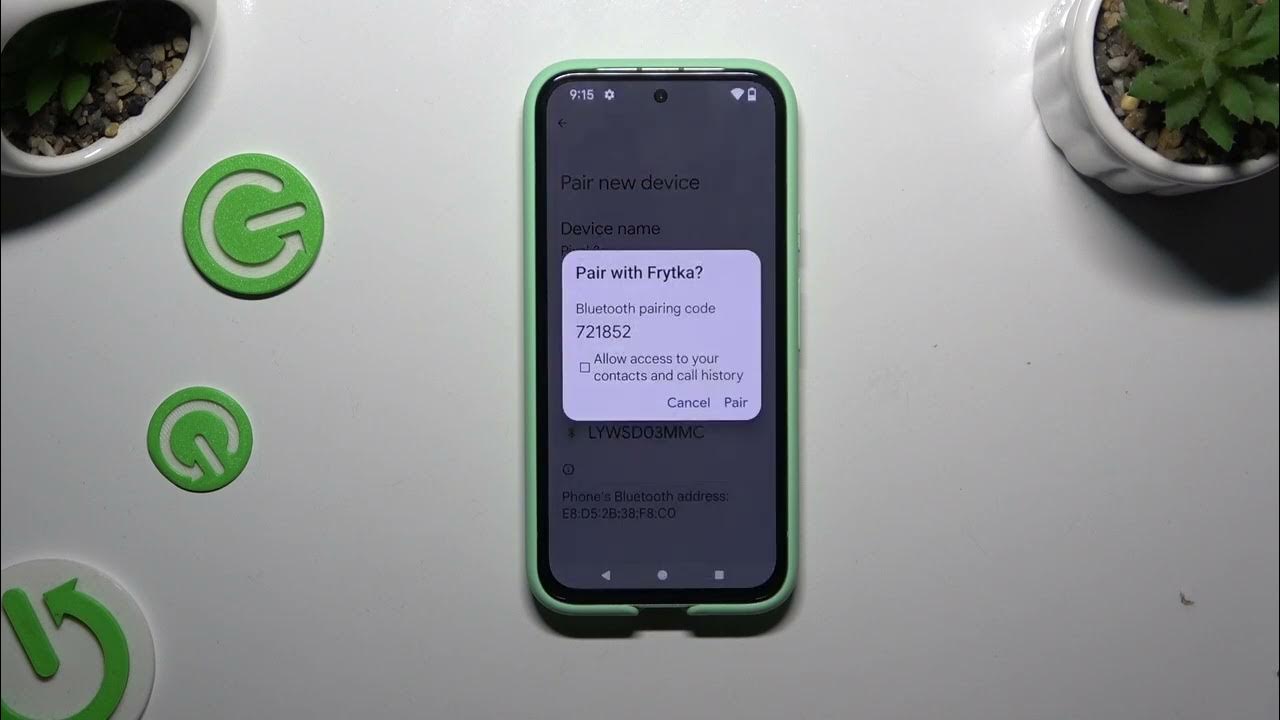 How to Connect a Bluetooth Device to GOOGLE Pixel 8A Phone - YouTube