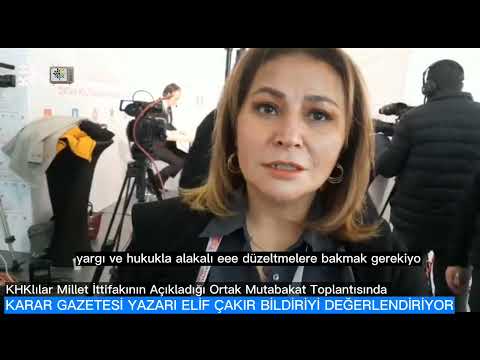 ORTAK MUTABAKAT METNİNDE KHKLILAR İÇİN NELER VAR? KARAR YAZARI ELİF ÇAKIR KHK TV İÇİN DEĞERLENDİRDİ.