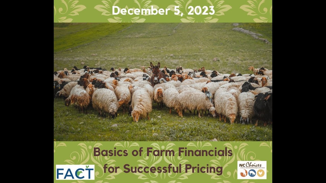 Basics of Farm Financials for Successful Pricing - YouTube