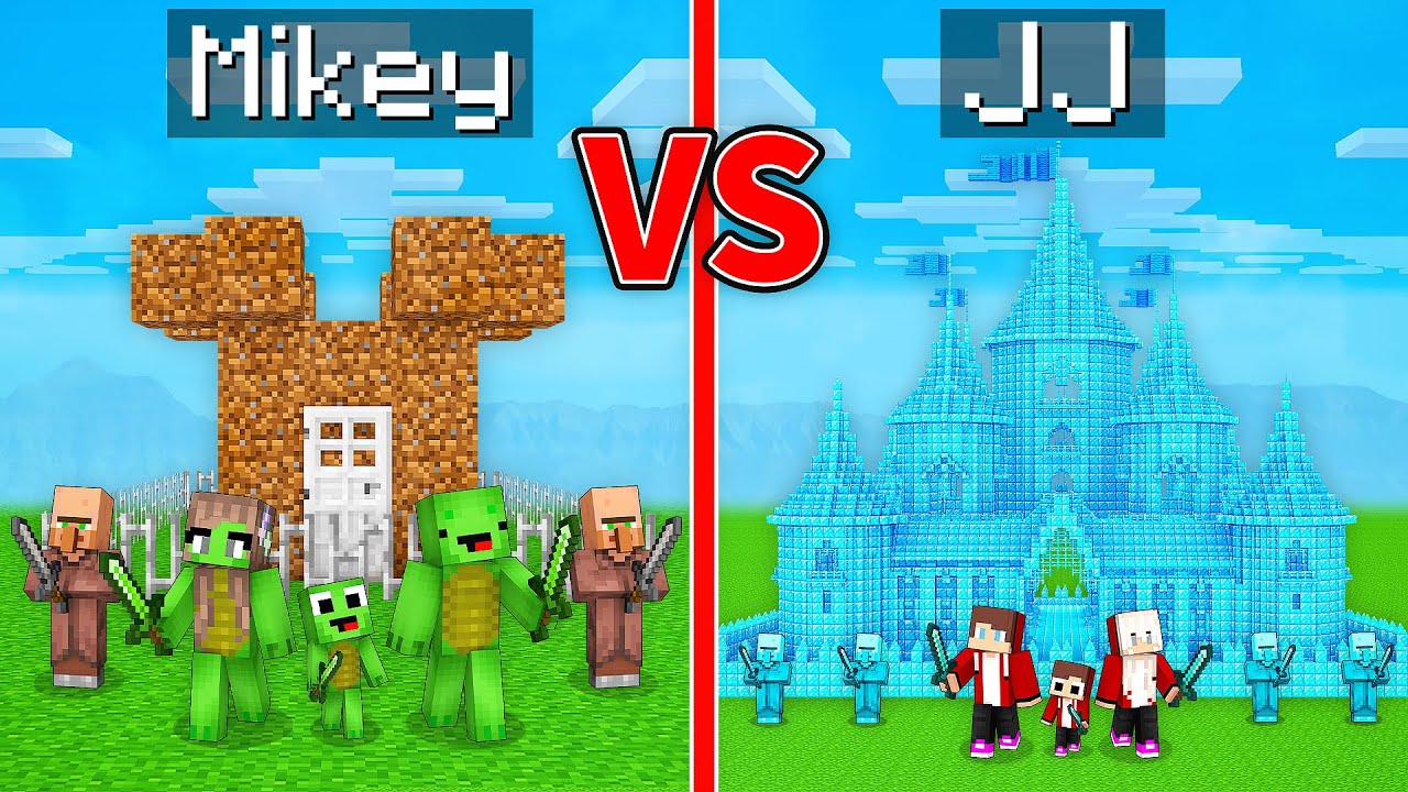 Mikey Family POOR vs JJ Family RICH Kingdom Survival Battle in ...
