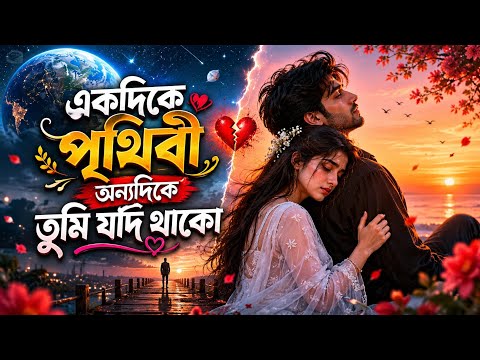 90's Bangla Romantic Song ❤️ Ek Dike Prithibi | একদিকে পৃথিবী অন্যদিকে তুমি যদি থাকো | Rmbijoy Music