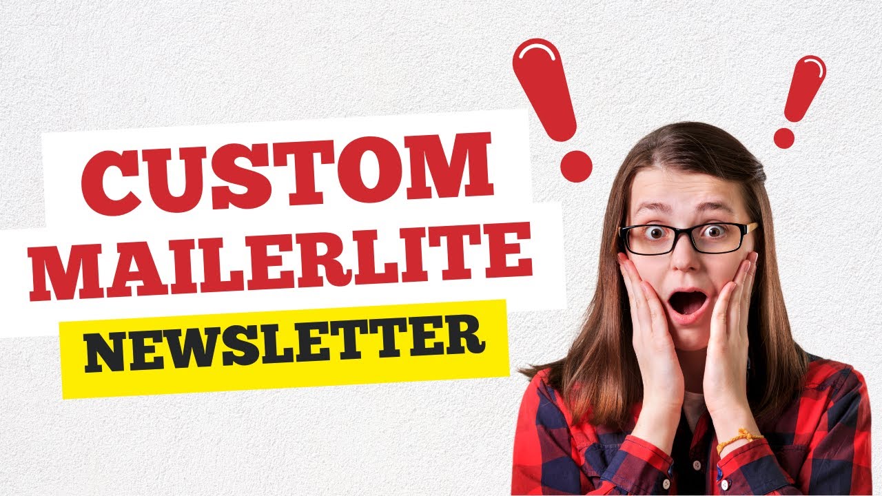 Branded MailerLite Email Template - YouTube