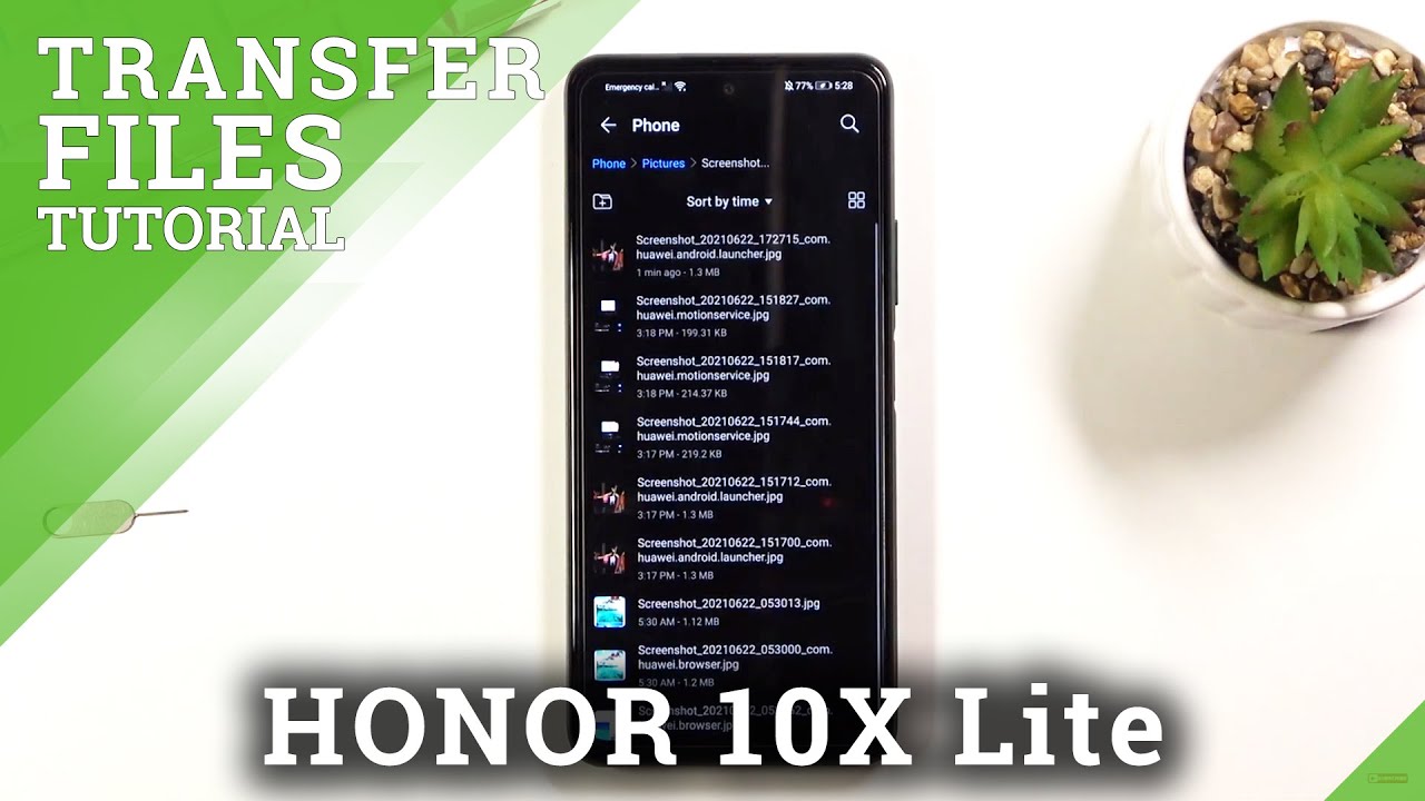 How to Transfer Files in Honor 10X Lite? Move Files from Phone Storage ...