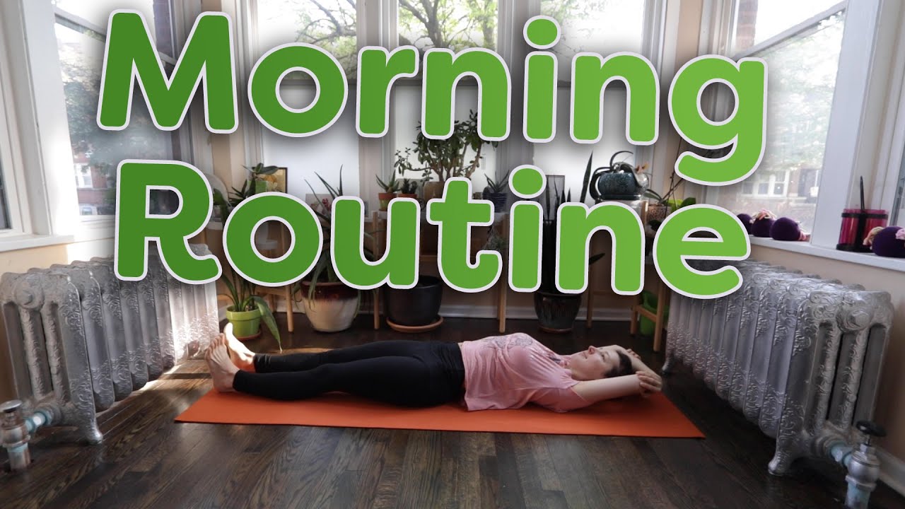 A Lazy Morning Yoga Routine - YouTube