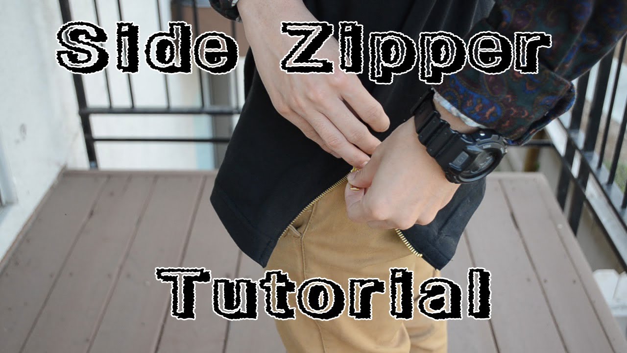 DIY: Side Zipper Tutorial | KAD Customs #20 - YouTube
