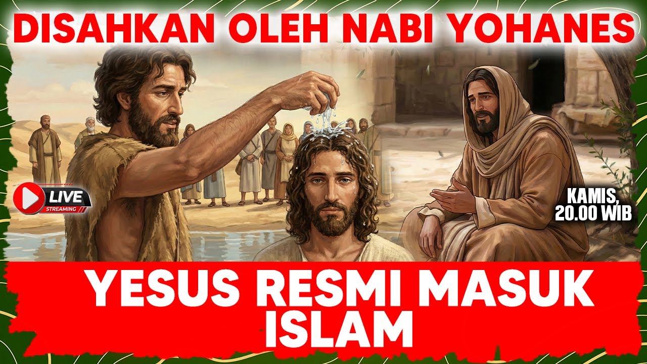 YESUS RESMI MASUK ISLAM - DISAHKAN OLEH NABI YOHANES - YouTube