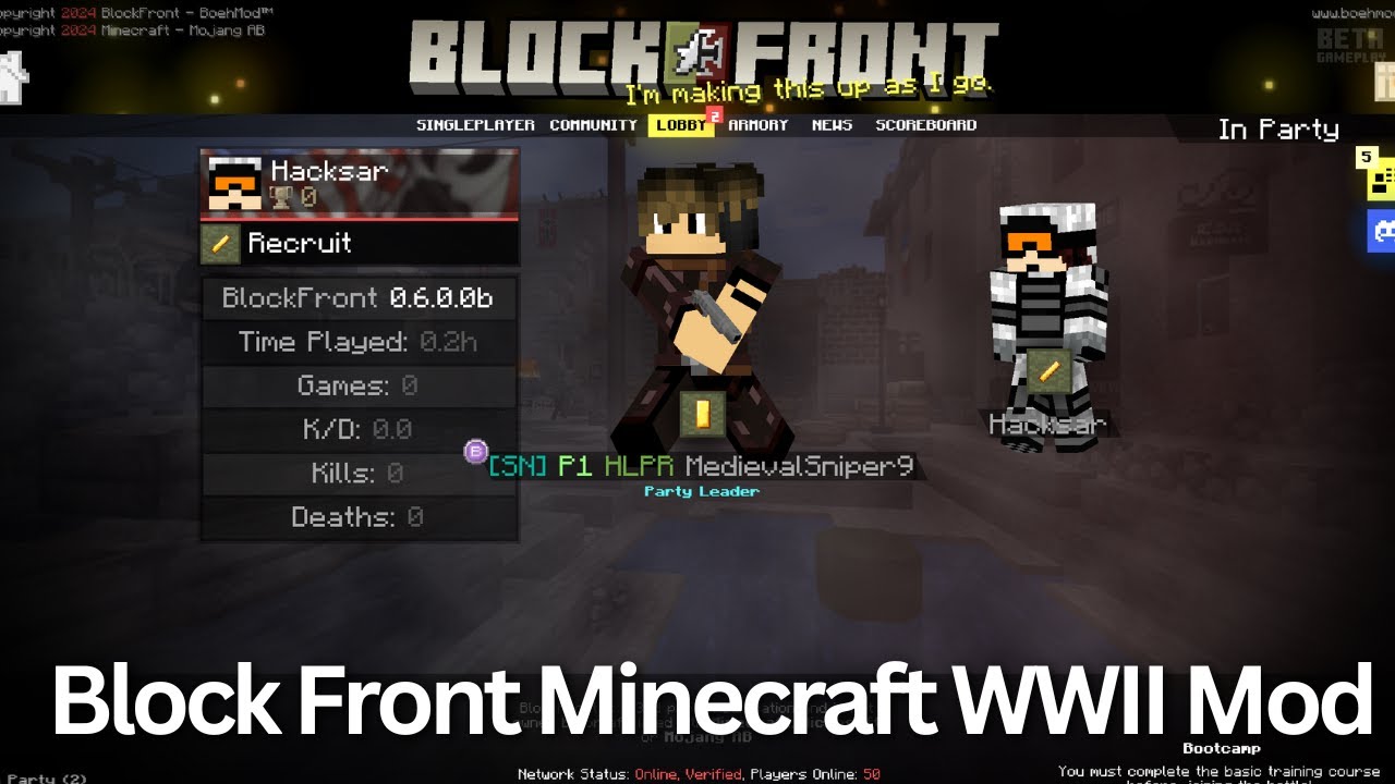 Minecraft WWII Mod - Blockfront - YouTube