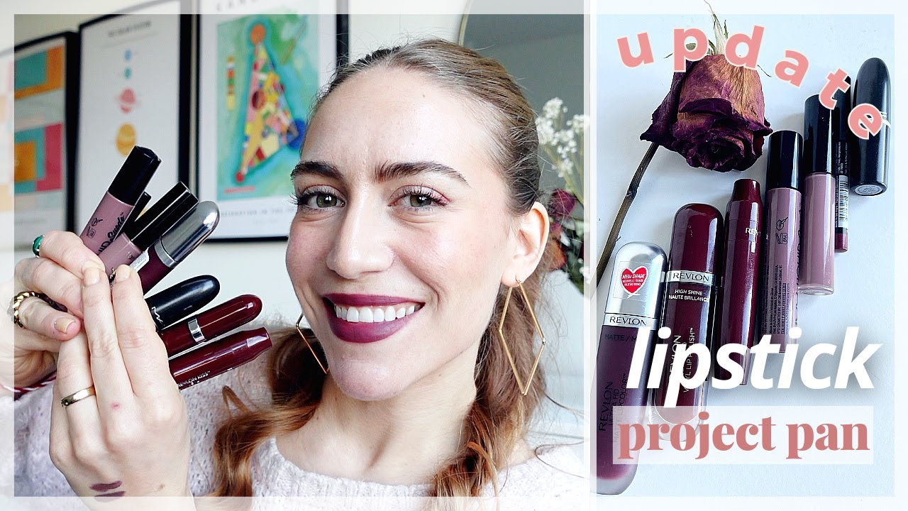 DARK LIPSTICK PROJECT PAN - May Update! Decluttering and Panning My ...