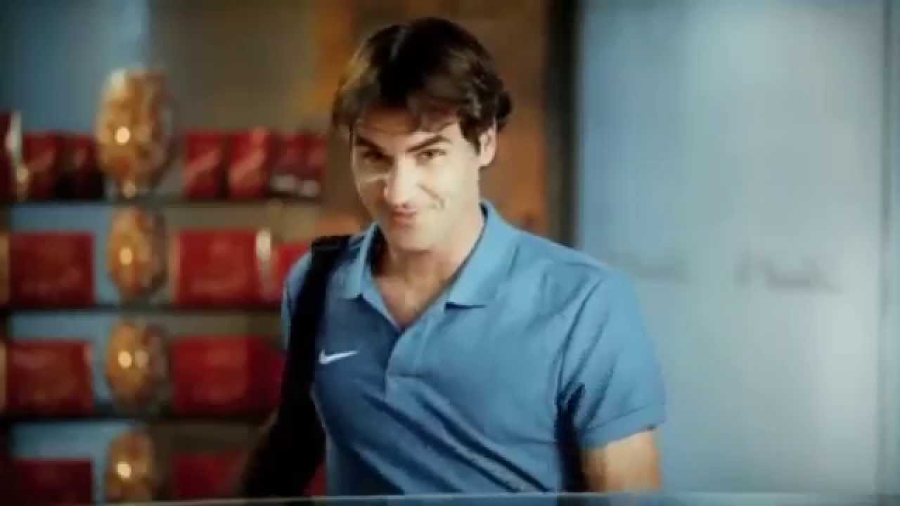 Roger Federer Perfects the Art of Advertising - YouTube