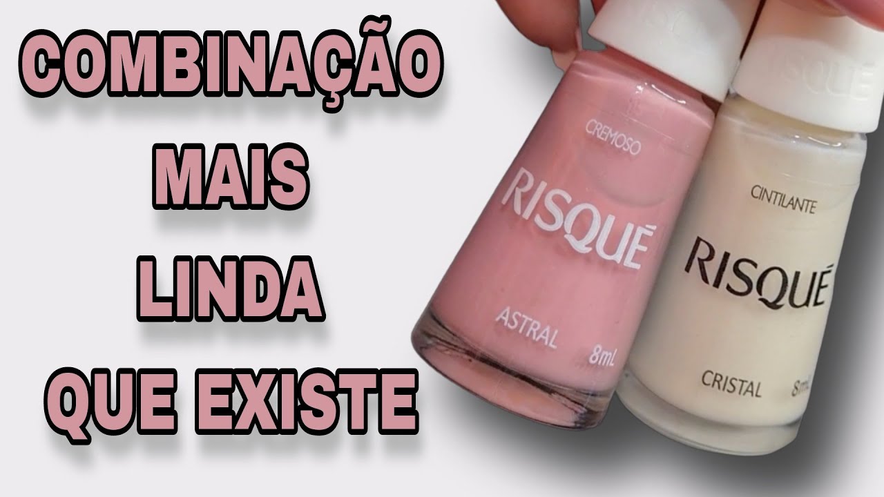 UNHA DELICADA COM ESMALTES RISQUÉ - YouTube