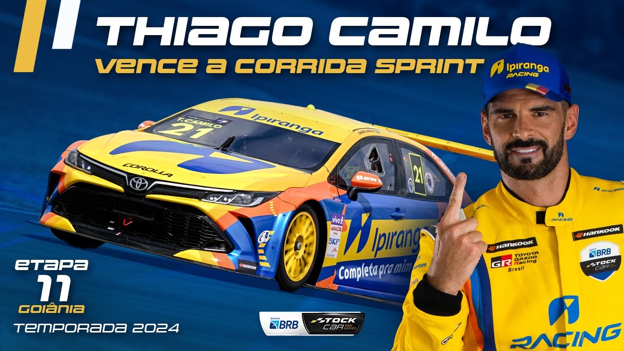 STOCK CAR 2024 | THIAGO CAMILO VENCE A CORRIDA SPRINT EM GOIÂNIA ...