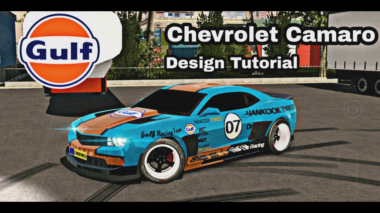 Chevrolet Camaro Gulf Livery Tutorial | Car Parking Multiplayer - YouTube
