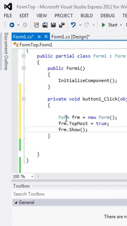 071 - Keep Form on Top of All Other C# Windows Form - YouTube