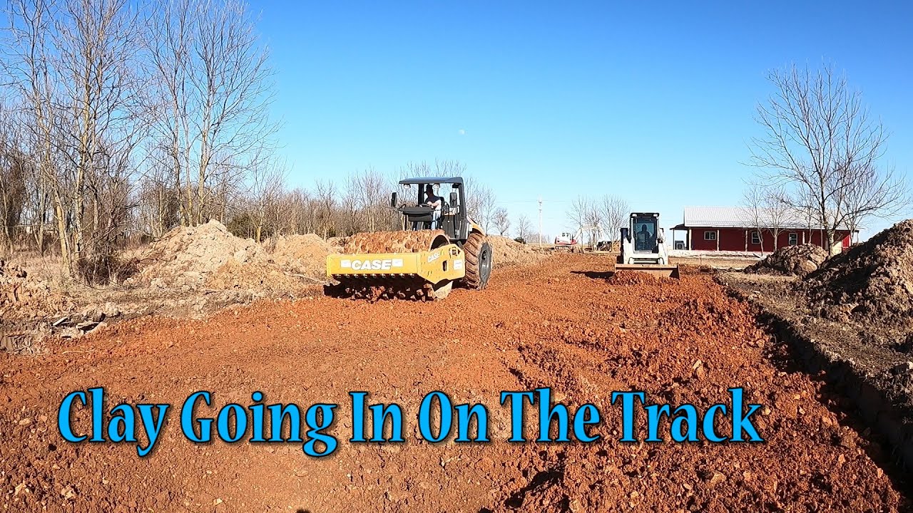 Day 1 Of Hauling In Clay On The Track - YouTube
