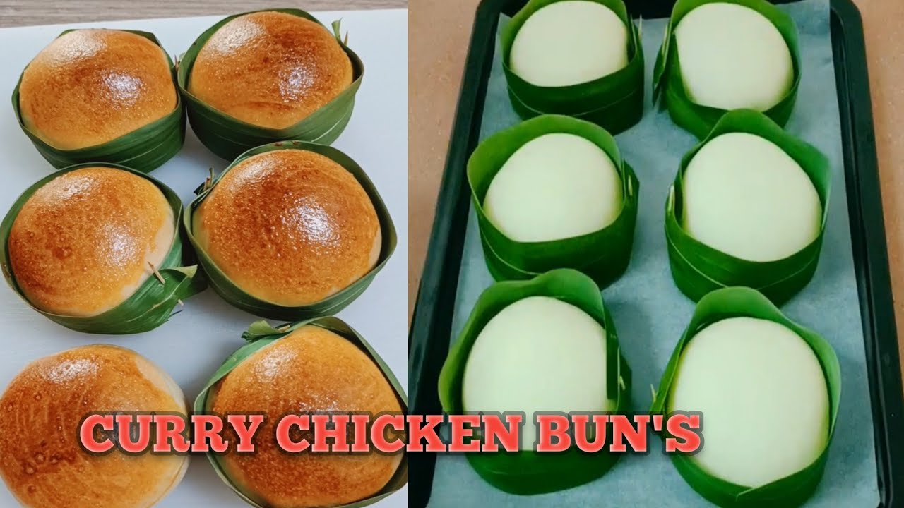 CURRY CHICKEN BUN'S/ROTI KARI AYAM - YouTube