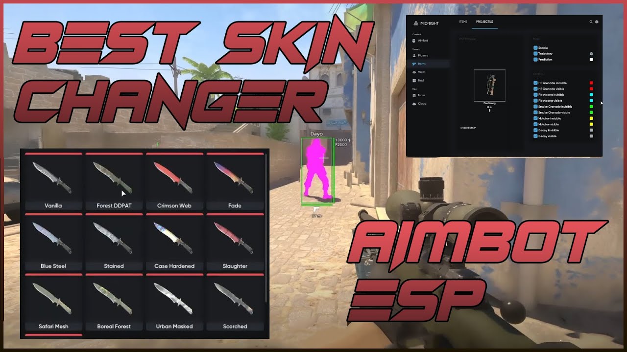 Midnight CS2 | Best Legit Cheat | Undetected | Skin Changer, Aimbot ...