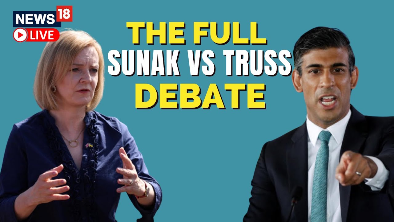 Sunak and Truss Debate LIVE | UK PM Debate 2022 Live | Sunak vs Truss ...