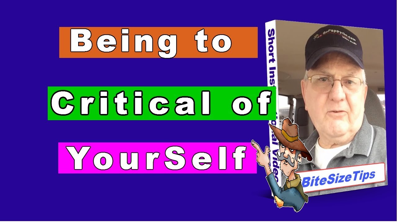 Being to Critical of Yourself | Then the final render comes. - YouTube