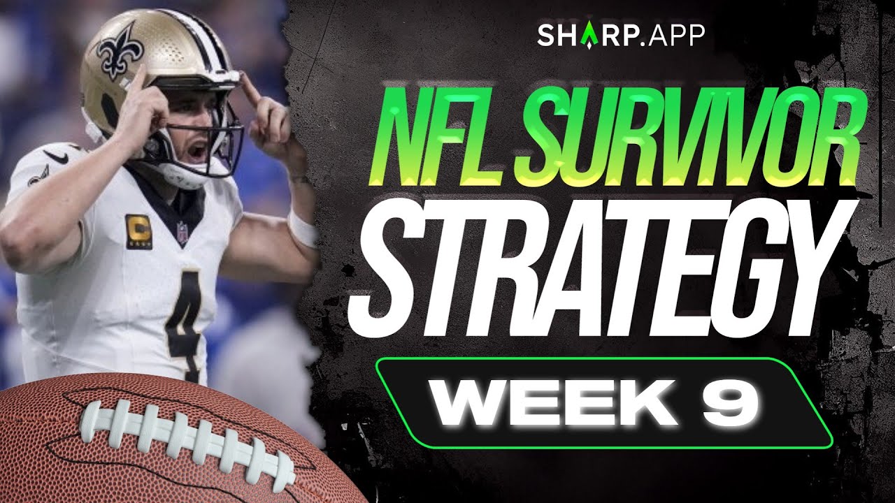 Strategies To Win NFL Survivor Pools Week 9 - Sharp App - YouTube