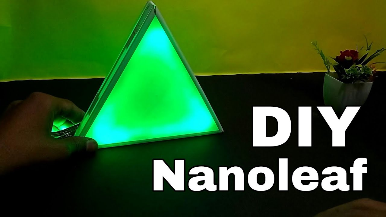 😉how to make nanoleaf lights ll DIY NANOLEAF ll no use 3d printer ...