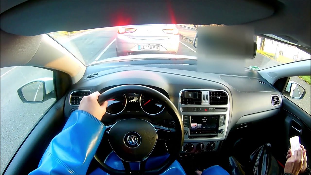 Raingear Blue long smock in the car - YouTube