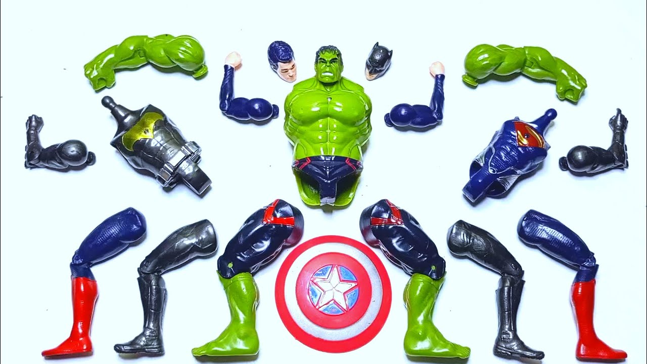 Assemble Marvel Toys ~ HULK HOGAN VS SUPERMAN VS BATMAN ~ Avengers ...