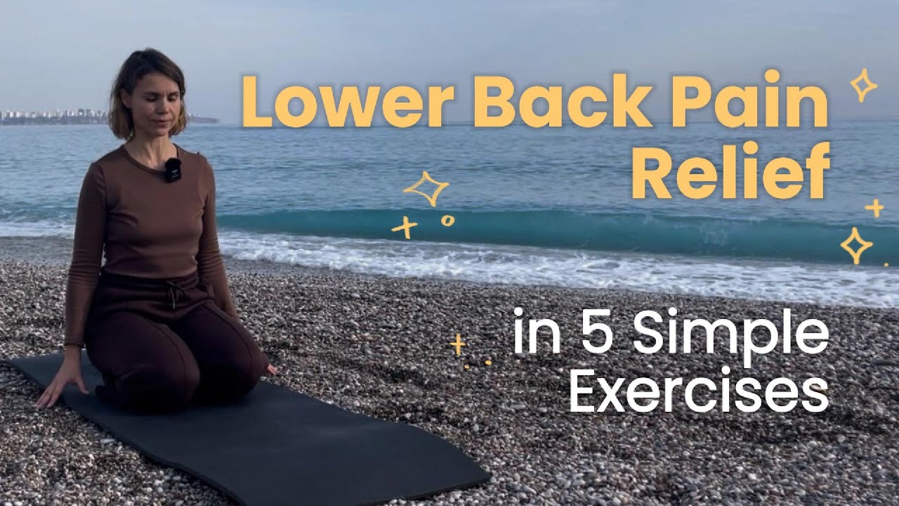 Lower Back Pain Relief in 5 Simple Exercises - YouTube