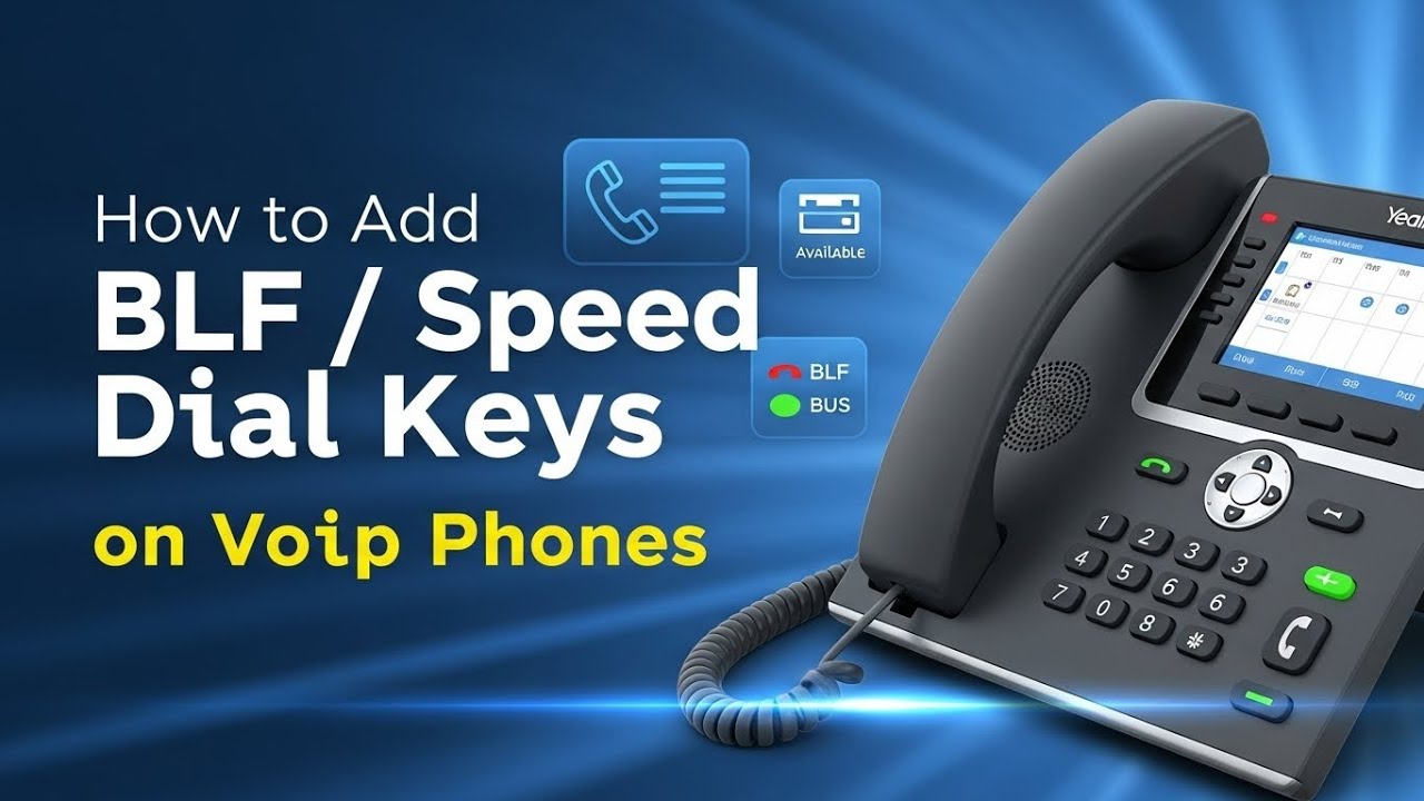 How to add BLF keys on IP phones - YouTube