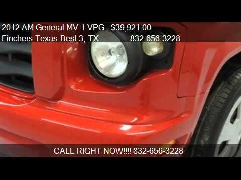 2012 AM General MV-1 VPG WHEELCHAIR VAN for sale in houston, - YouTube