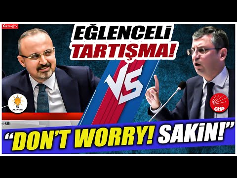 Özgür Özel ve Bülent Turan arasında eğlenceli tartışma! \