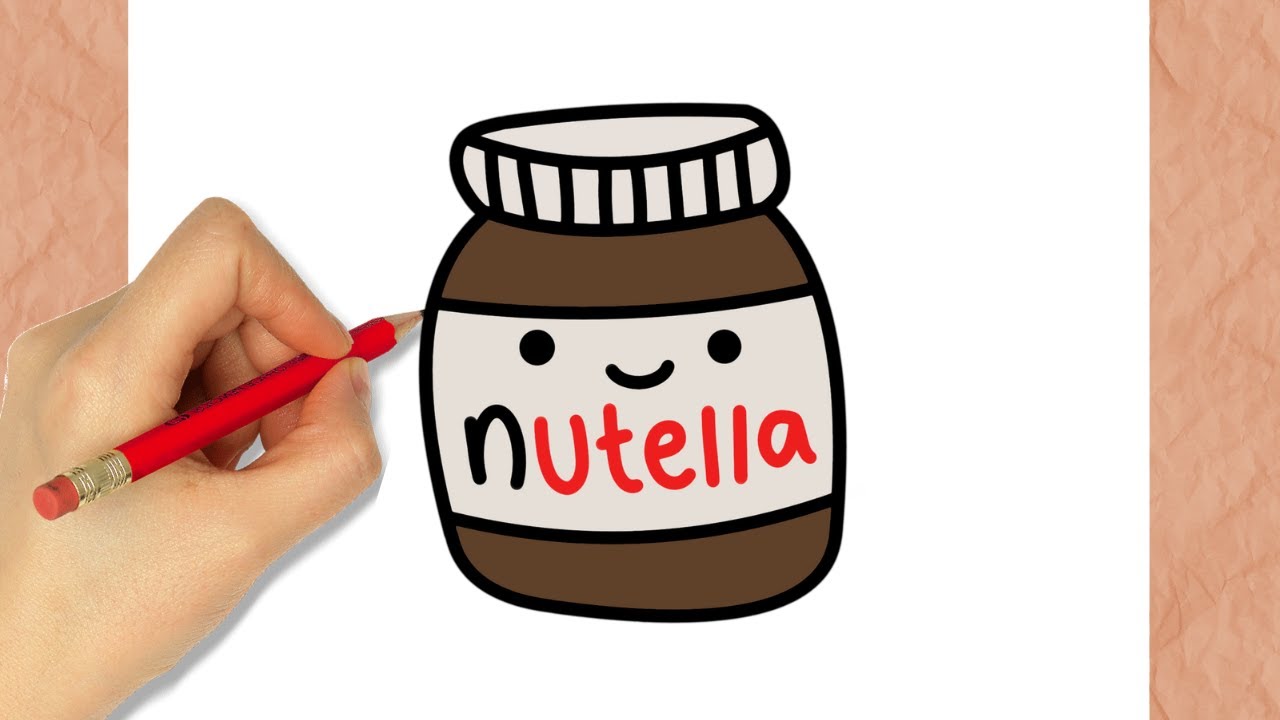 Cómo Dibujar Nutella Kawaii - YouTube