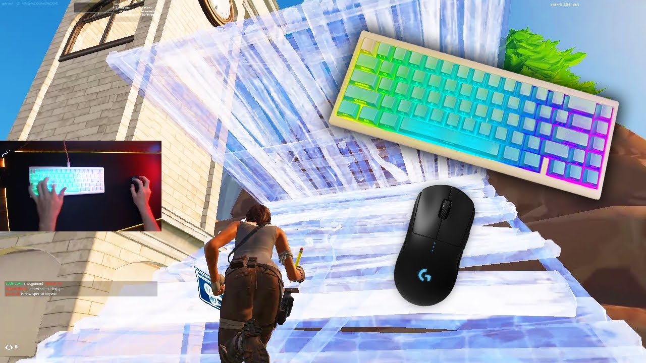 Project D Tinker65 Mechanical Keyboard Fortnite ASMR Sounds Gameplay ...