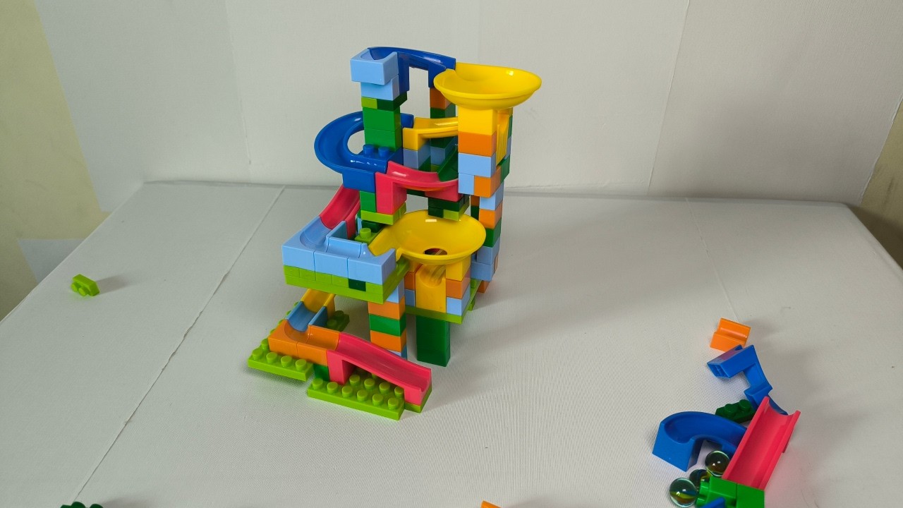 8 Minute Build Marble Run Rolling Building Block | DIY | LEGO ...