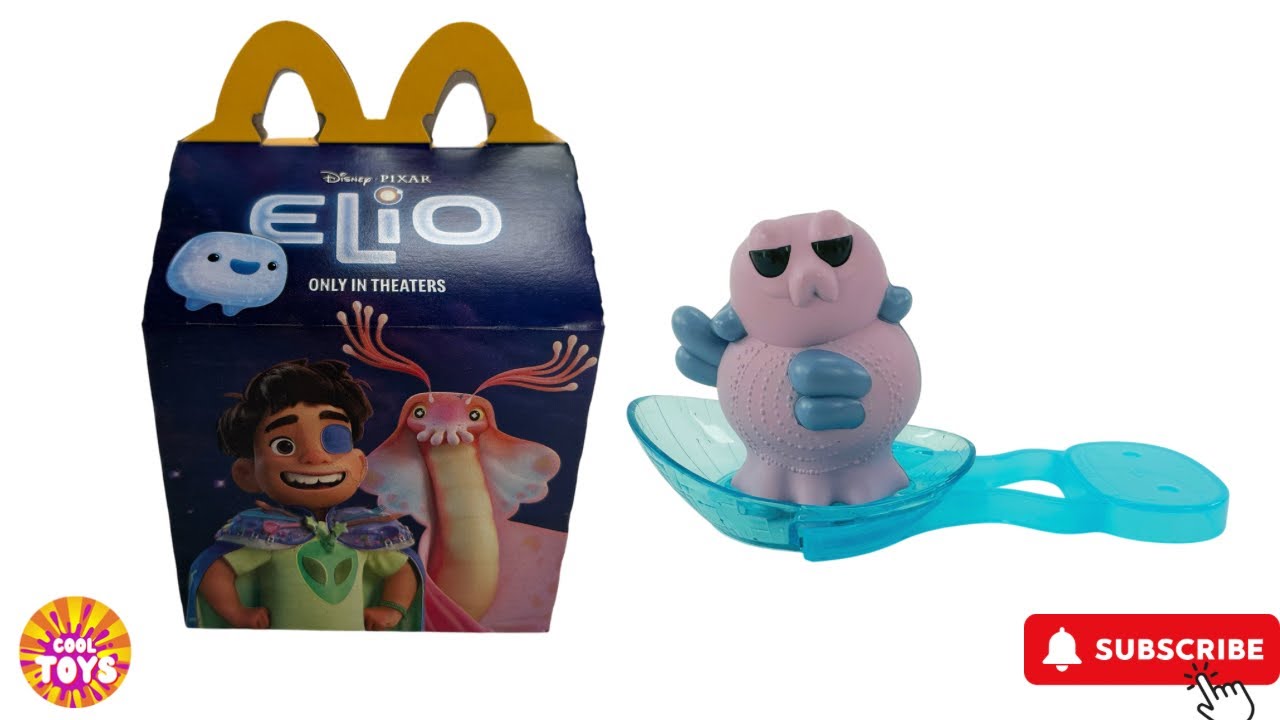 ELIO Disney Pixar McDonald's Happy Meal Toys! #eliodisney - YouTube