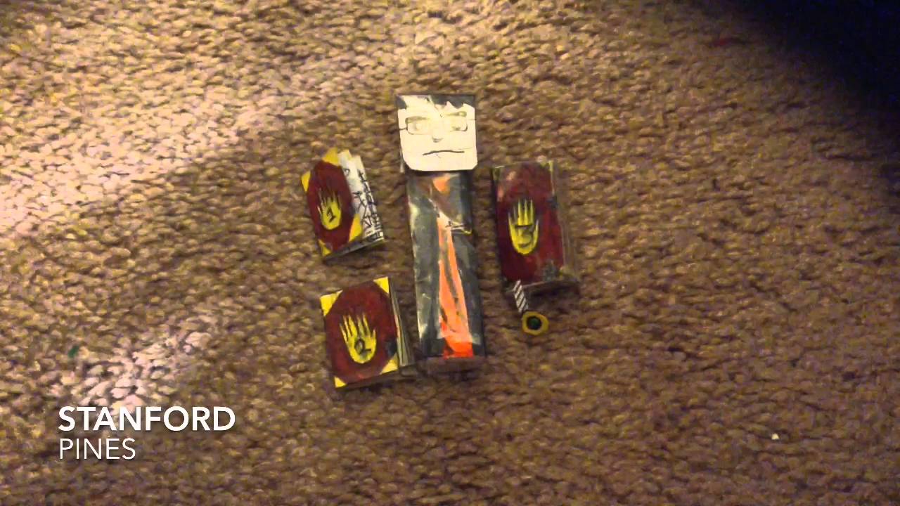 Gravity Falls Homemade Papercraft - YouTube