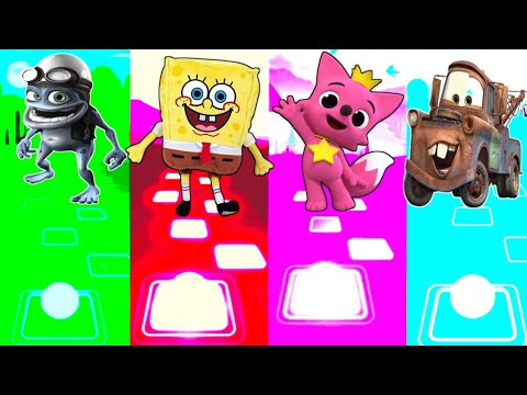 Crazy Frog 🆚 SpongeBob 🆚 Pinkfong Hogi 🆚 Tow Mater 🎶 Who is Best? - YouTube